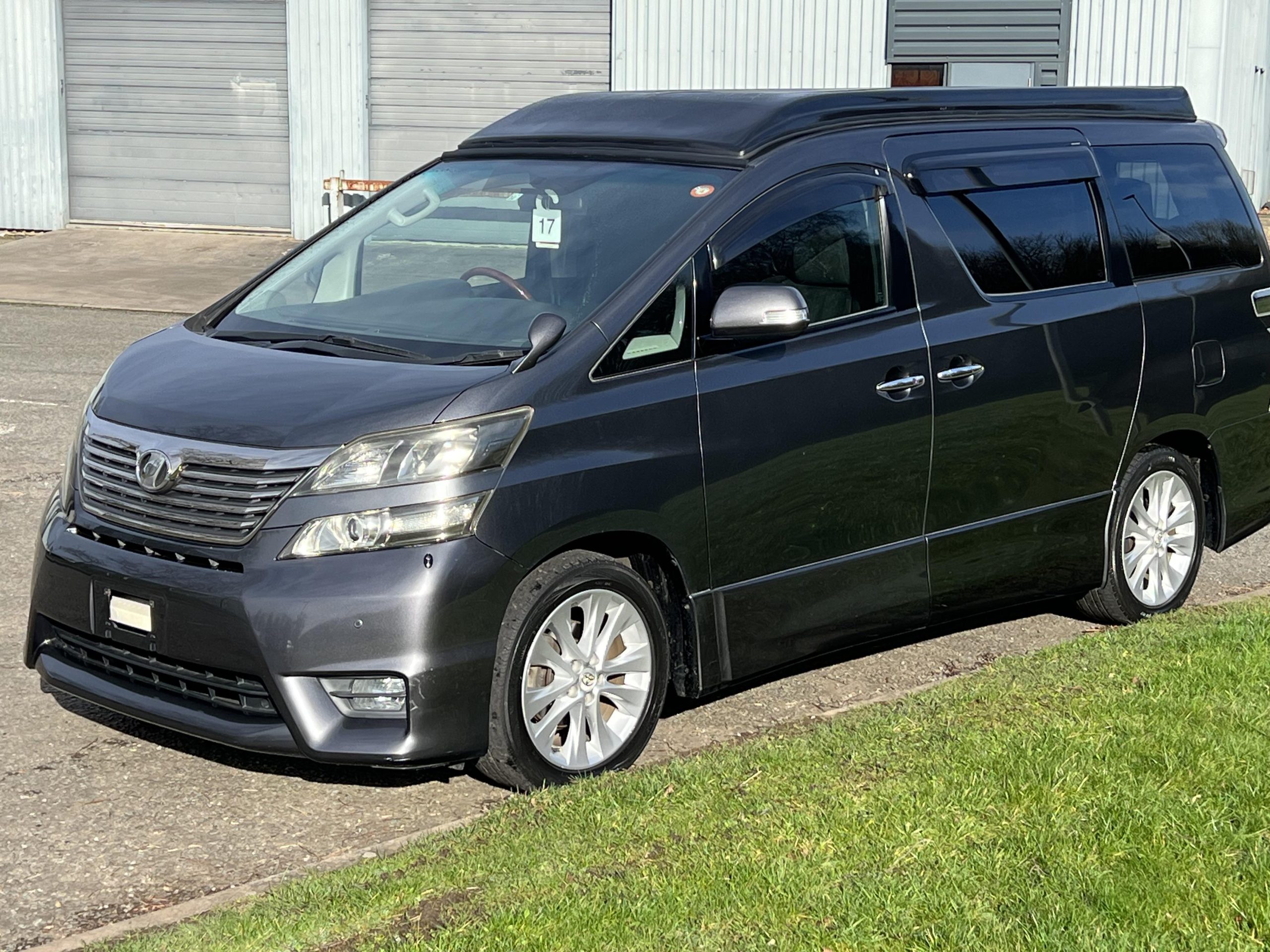 #17 2009 TOYOTA VELLFIRE 2.4, 3/4 birth CAMPER VAN, Grey, 48K MILES ...