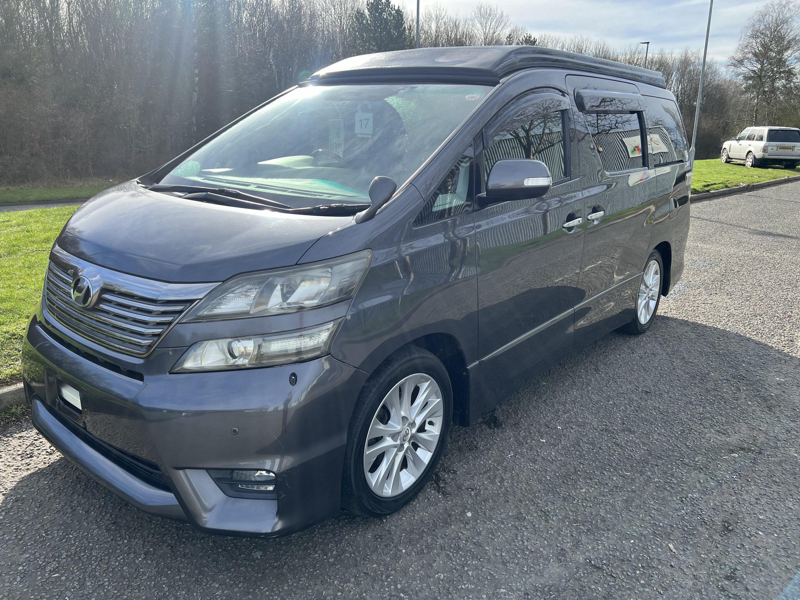 #17 2009 TOYOTA VELLFIRE 2.4, 3/4 birth CAMPER VAN, Grey, 48K MILES ...