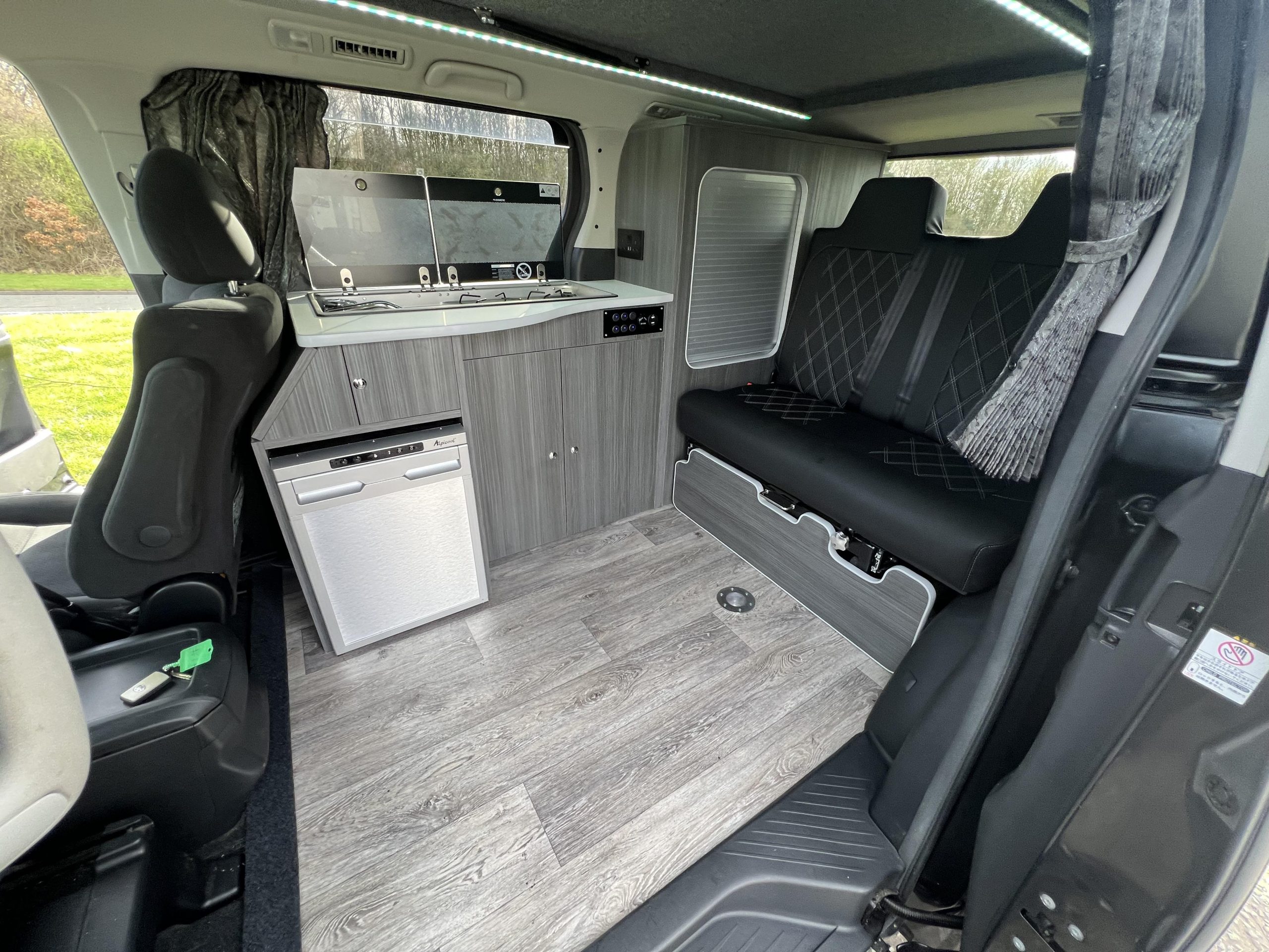 #17 2009 TOYOTA VELLFIRE 2.4, 3/4 birth CAMPER VAN, Grey, 48K MILES ...