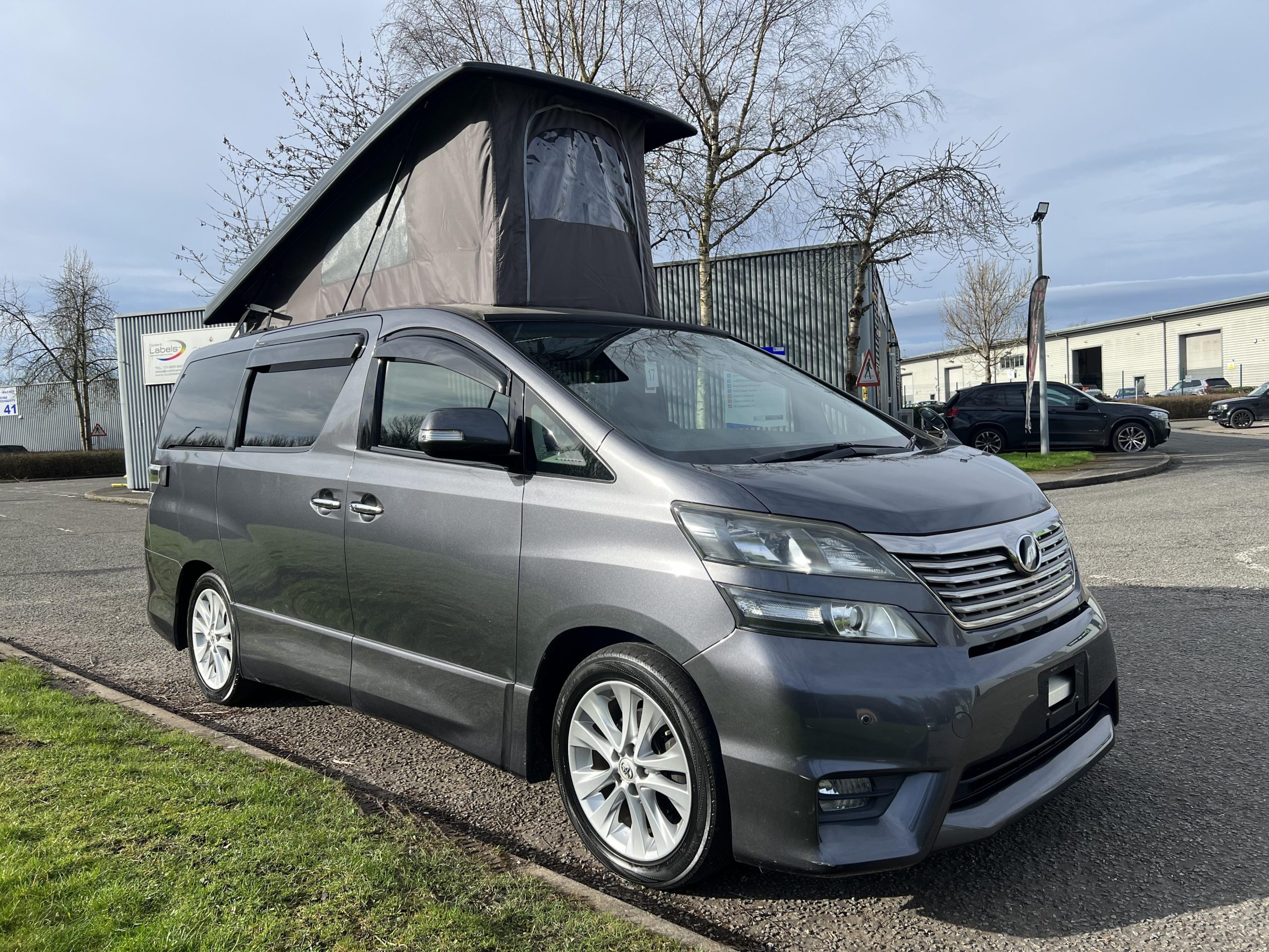 #17 2009 TOYOTA VELLFIRE 2.4, 3/4 birth CAMPER VAN, Grey, 48K MILES ...