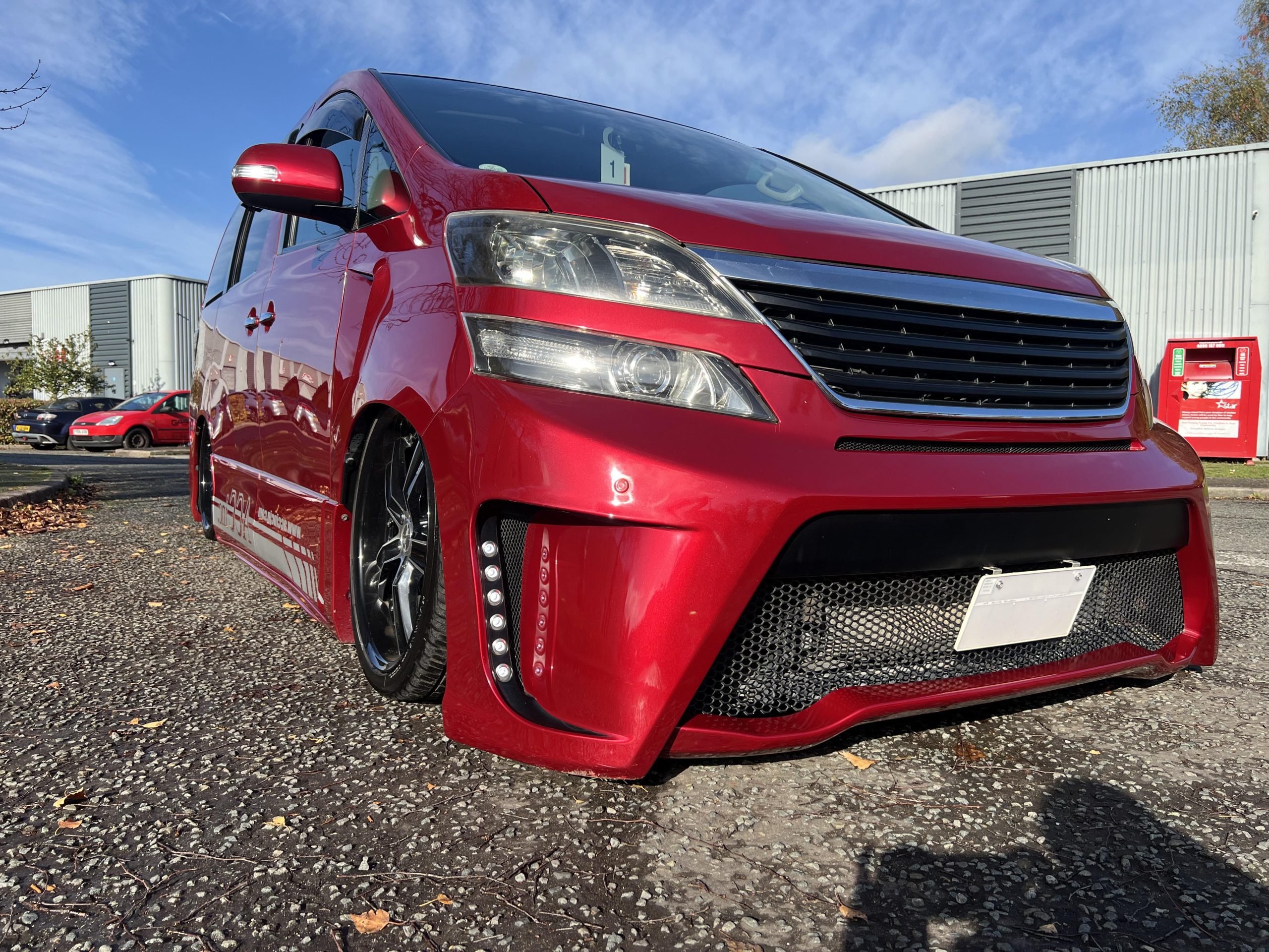 2010 RED Toyota Vellfire 3.5ltr Platinum Selection2, 7 seater,Twin ...